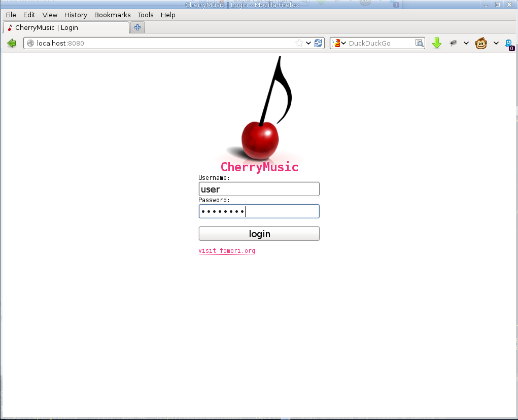 CherryMusic | Screenshots | open-source HTML5 music streaming server
